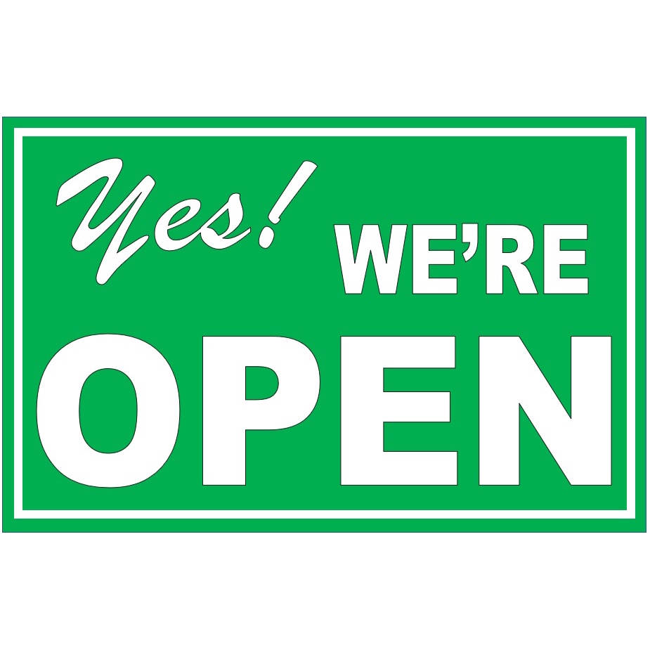 Laminated Yes were OPEN signage A4 Size | Shopee Philippines