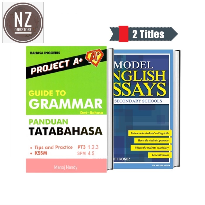 Learn English Grammar and Model Essays Set For PT3 & SPM (2 Book ...
