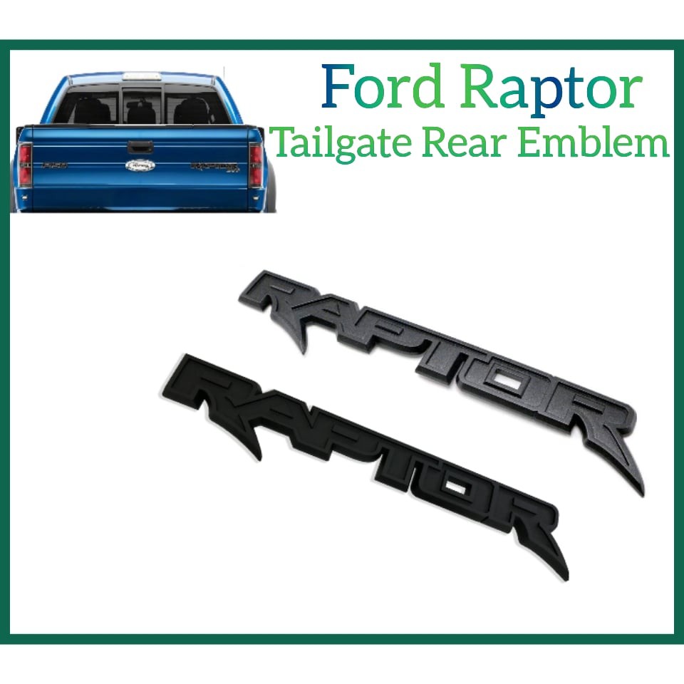 FORD Raptor Logo Tailgate Emblem | Shopee Philippines