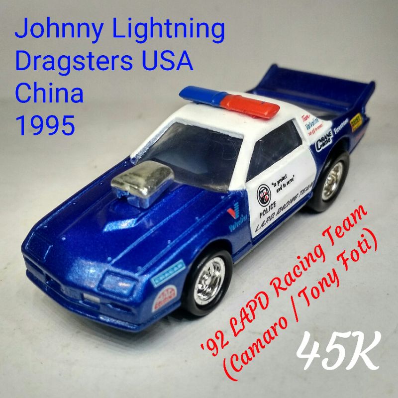 Diecast Johnny Lightning Dragsters USA 92 LAPD Racing Team | Shopee ...