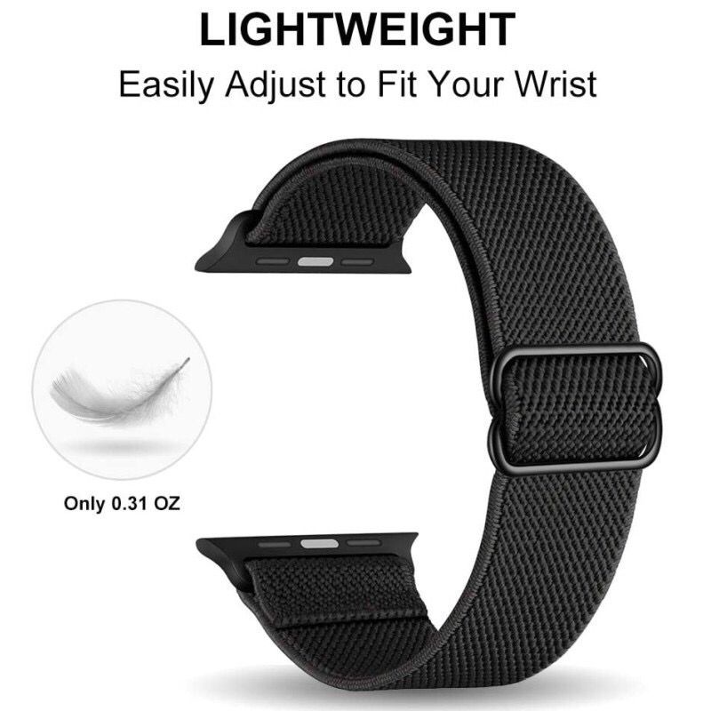 Nylon strap for smart watch 3 4 5 6 7 8 9 se ultra sport band ...