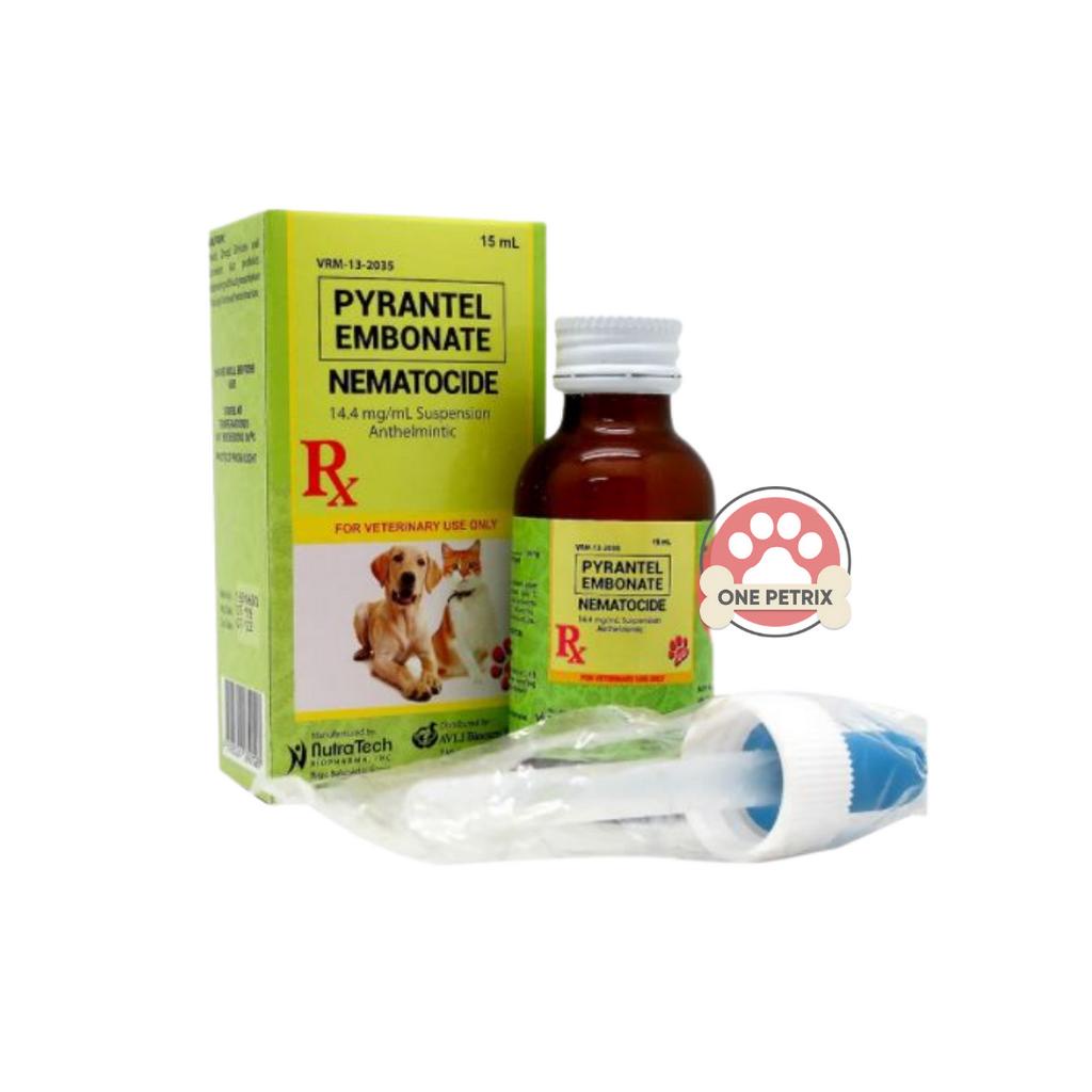 Nematocide Suspension Dewormer for Dogs and Cats (Pyrantel Embonate ...
