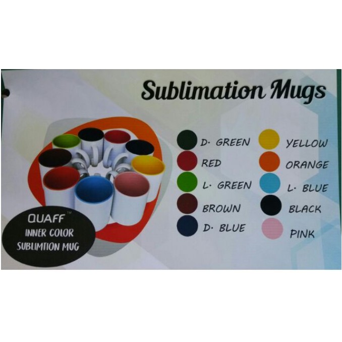 QUAFF SUBLIMATION COLOR INNER MUG. | Shopee Philippines