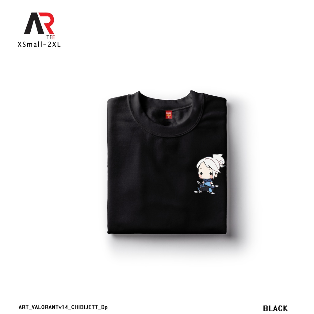 AR Tees Valorant v14 Jett Chibi Customized Shirt Unisex Gamer T-shirt ...