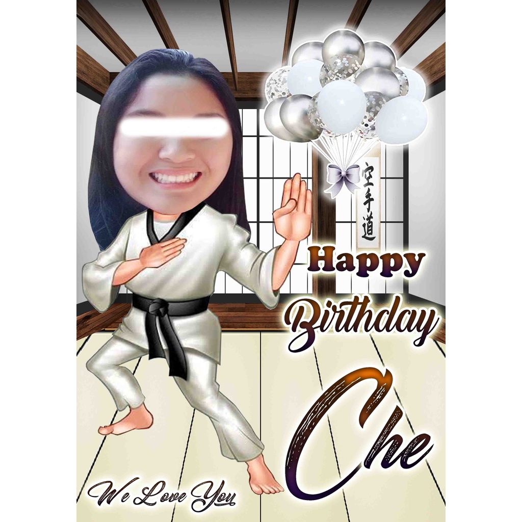 CAKE TOPPER-Karate/Judo/Marshal arts/Girl/Boy | Shopee Philippines