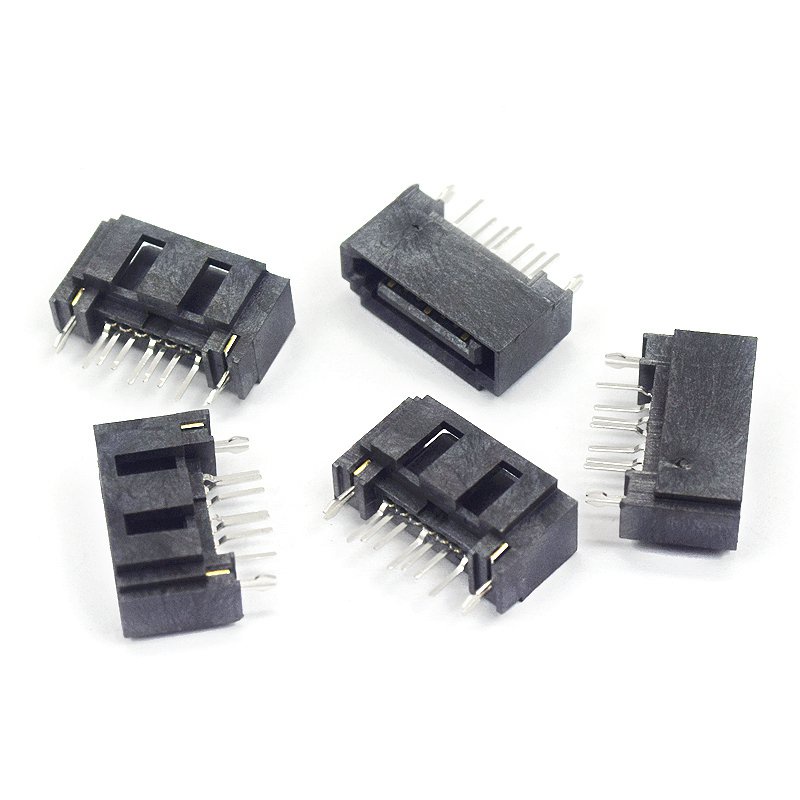 SATA 7P Vertical Female Socket Hard Disk Interface A Type (5 Pcs) G2UE ...
