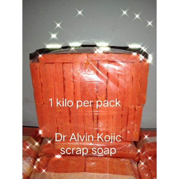 brilliant 1 kg Dr alvin Kojic scrap branded soap | Shopee Philippines
