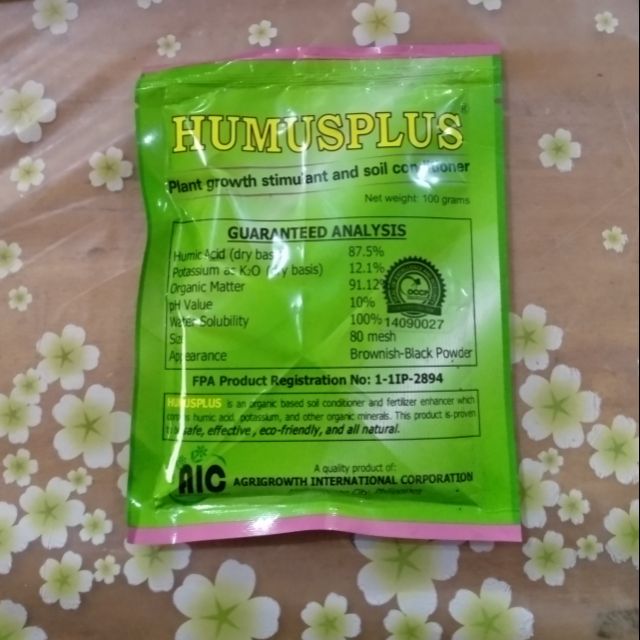 Humus plus 100 Soil Conditioner Grand humus | Shopee Philippines