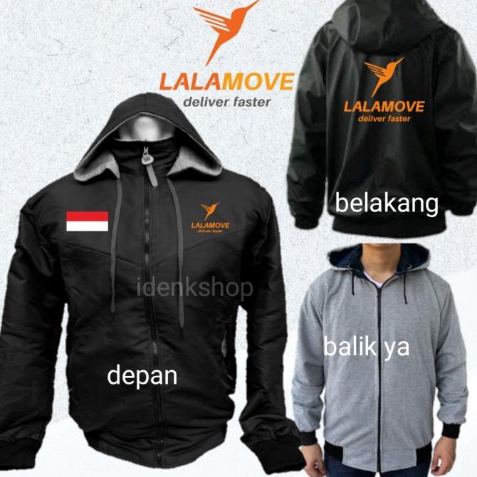 Lalamove Driver Men's Parachute Jacket Can Go Back And Forth | Shopee ...