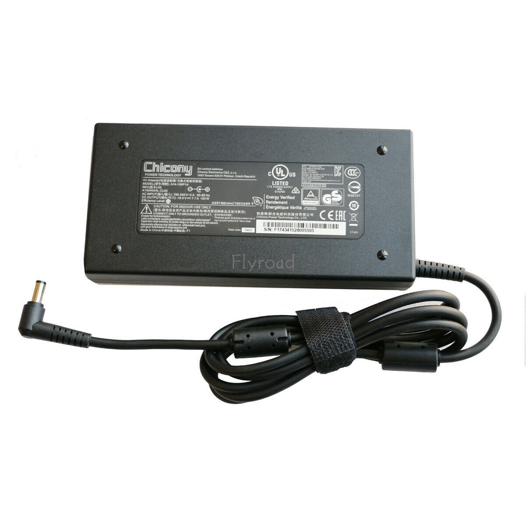 Chicony 19.5V 7.7A 150W AC Adapter Charger For MSI GF75 THIN 10SCXR-617 ...