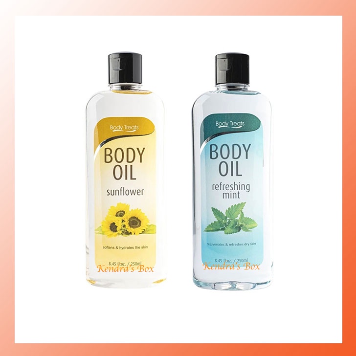 Body Treats Sunflower / Mint Body Oil 250ml | Shopee Philippines