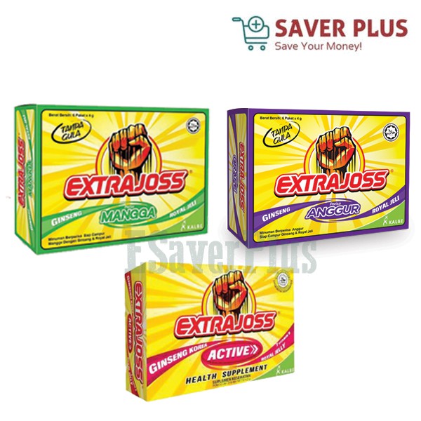 Extra Joss Active /Mangga/Anggur (6 sachet) | Shopee Philippines