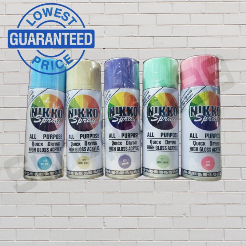 Nikko Spray Paint 'Pastel Series' | Shopee Philippines