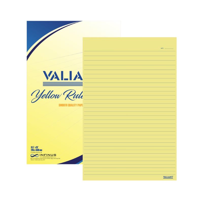 Valiant Yellow Pad 1 pad 90 leaves | Shopee Philippines
