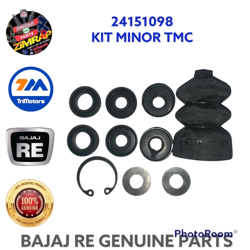 KIT MINOR TMC GENUINE BAJAJ RE (BRAKE MASTER REPAIR KIT) | Shopee ...
