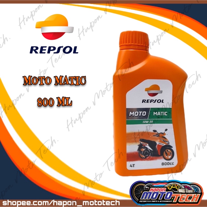 Repsol Moto Matic 4T 10W30 800mL | Shopee Philippines