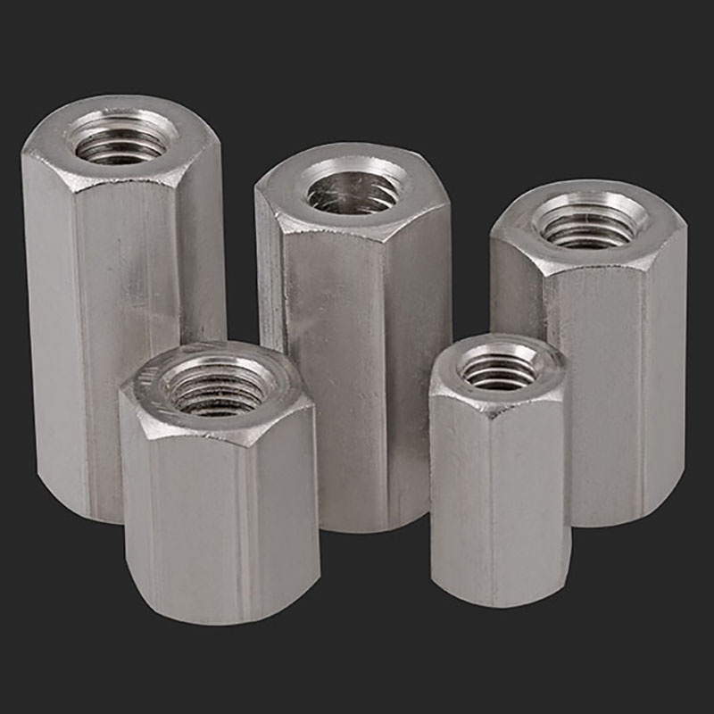 Hex Rod Coupling Nuts 304 A2 Stainless Hex Connector Nut M5 M6 M8 M10 ...