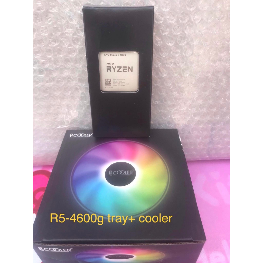 AMD Ryzen 5 4600G with Cooler Desktop Processor / Bundle B450M biostar ...