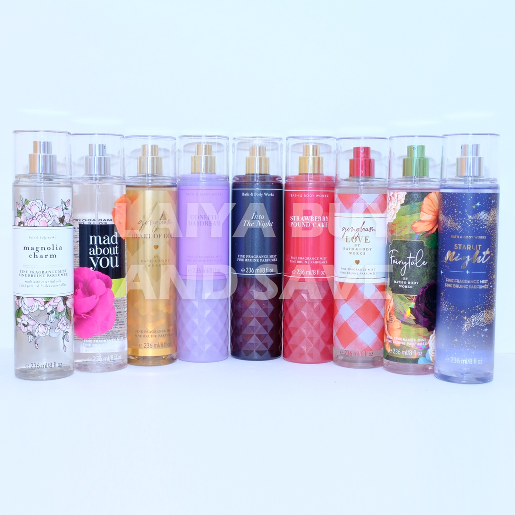 Bath and Body Works Fine Fragrance Mist 236ml (US & UAE) | Shopee Philippines