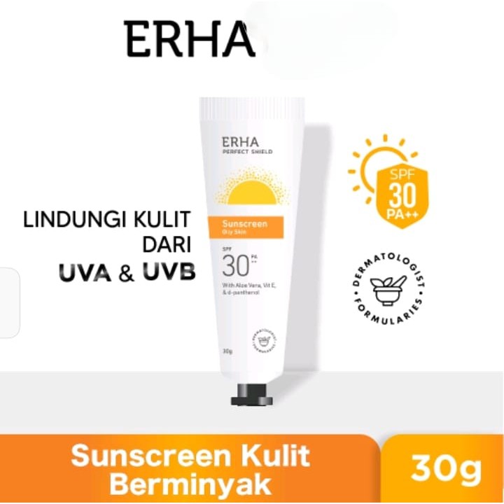 Erha21 ERHA Perfect Shield Sunscreen Normal to Oily Skin SPF30/PA++ 30g ...
