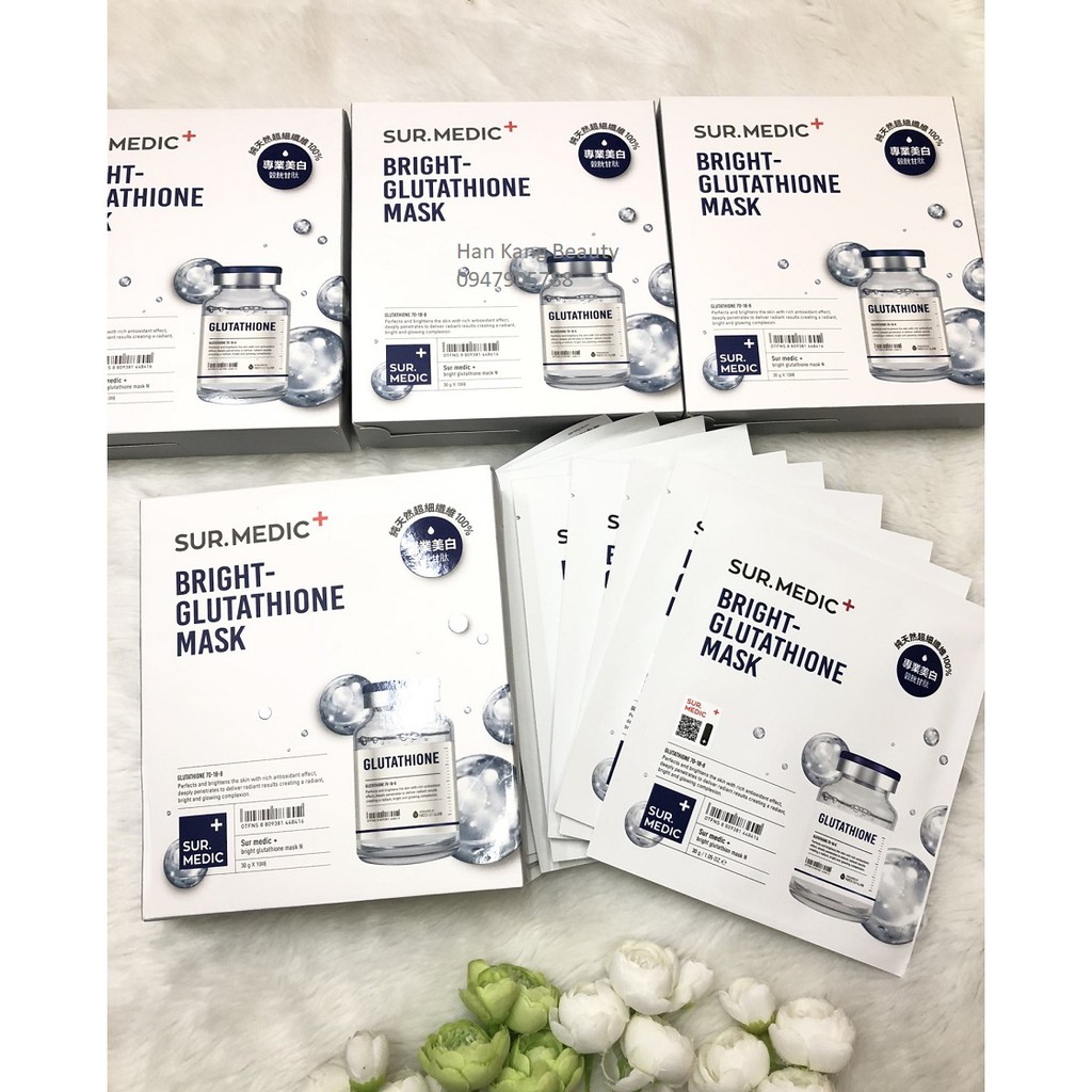 Neogen Sur.Medic Bright Glutathione Mask (1box of 10 pieces) | Shopee ...
