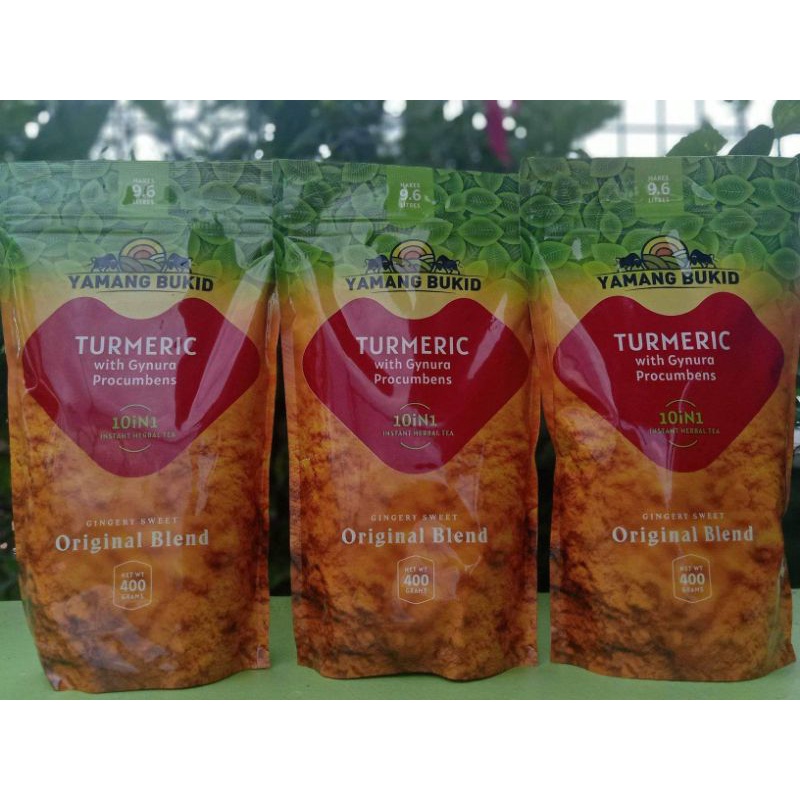 Yamang bukid turmeric tea 10 in 1(3x400g) expiry September 2026 ...