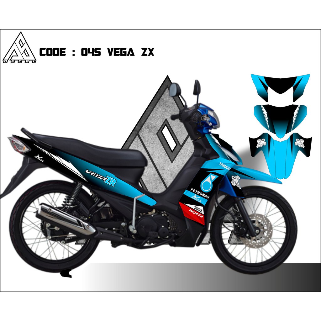 045 FULL BODY CUTOM MOTORCYCLE VEGA ZR STICKER | Shopee Philippines