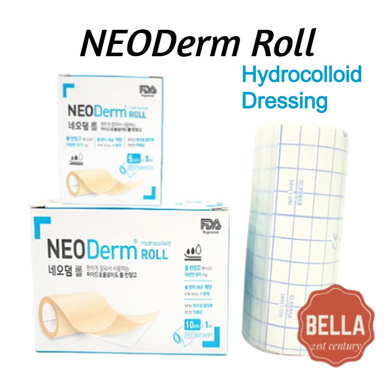 NeoDerm Roll Hydrocolloid Dressing Wound Band Acne Pimple Treatment ...
