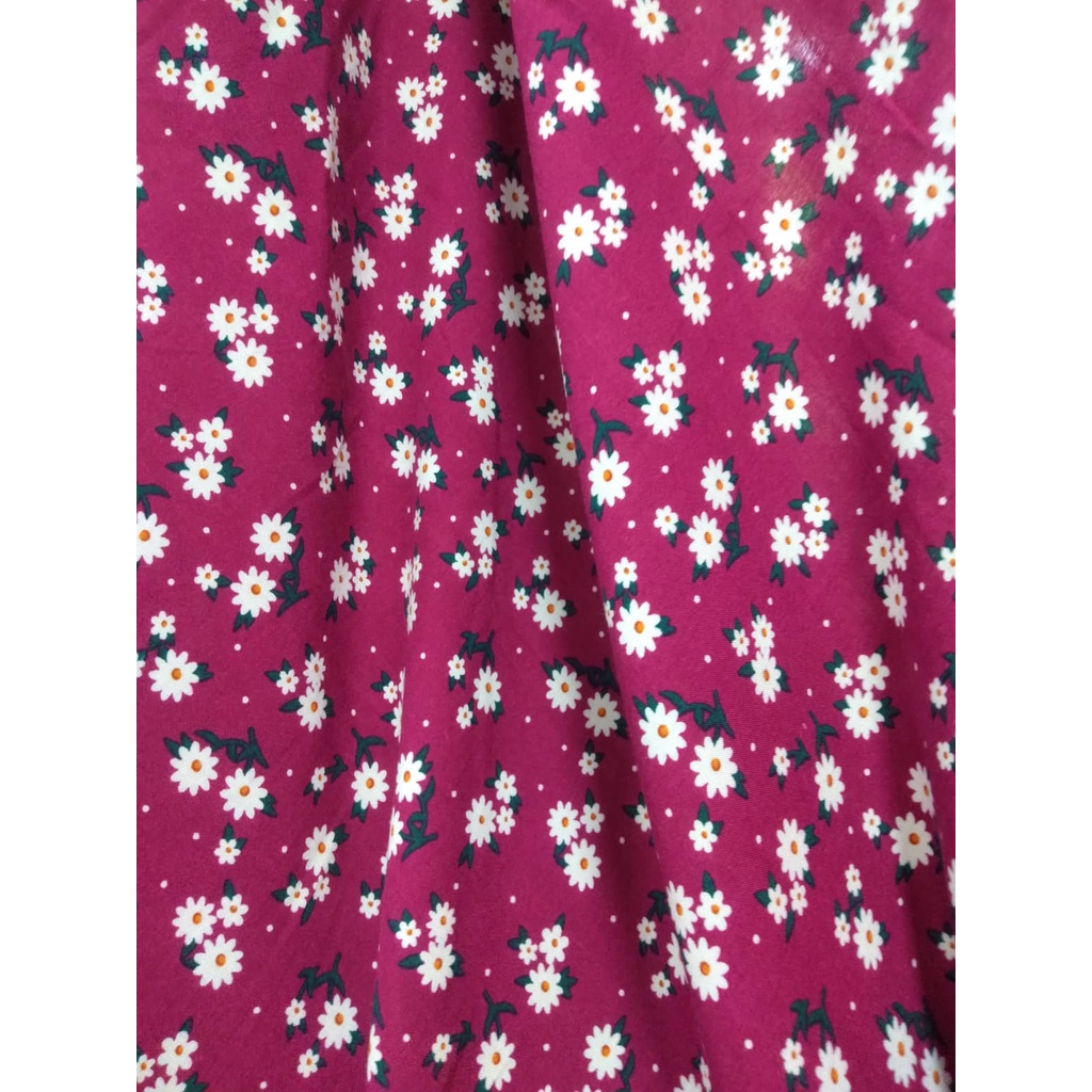 Challis Printed Fabric (Floral Design) | Shopee Philippines