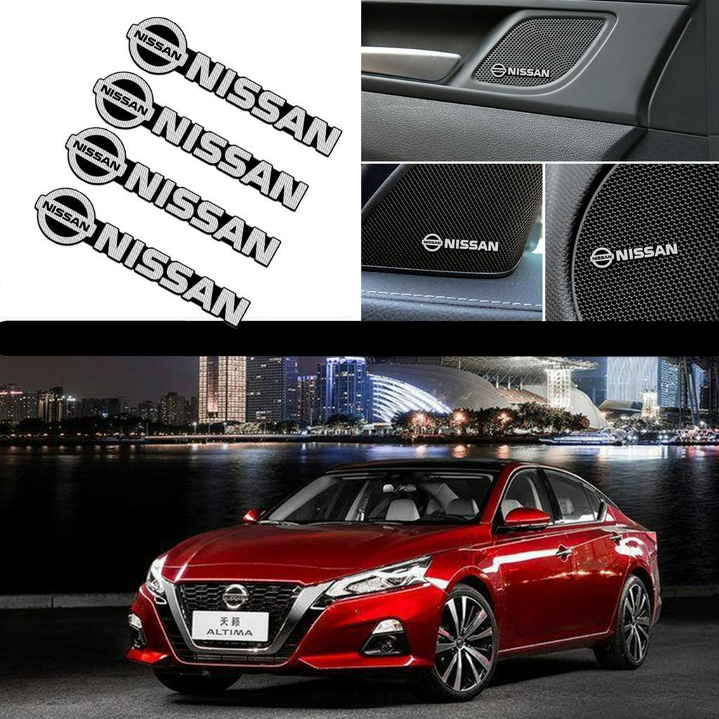 NISSAN Decal Car Sticker 3D Aluminum Emblem Speaker Audio Badge ...