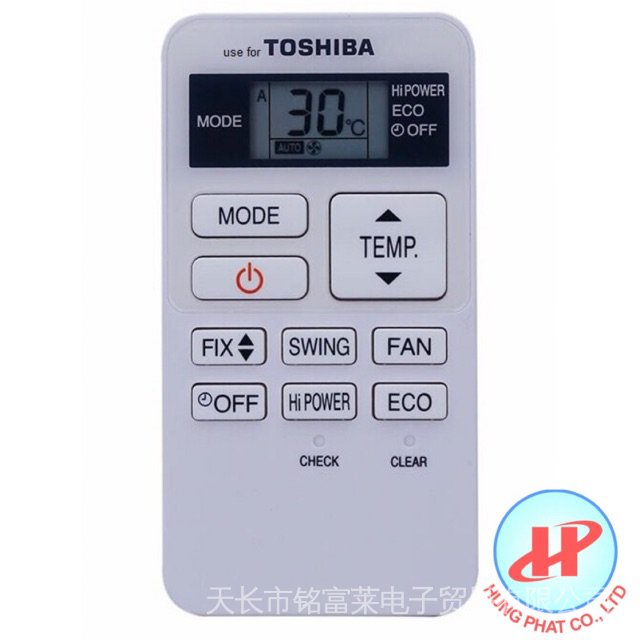 Remote control Toshiba inverter air conditioner | Shopee Philippines