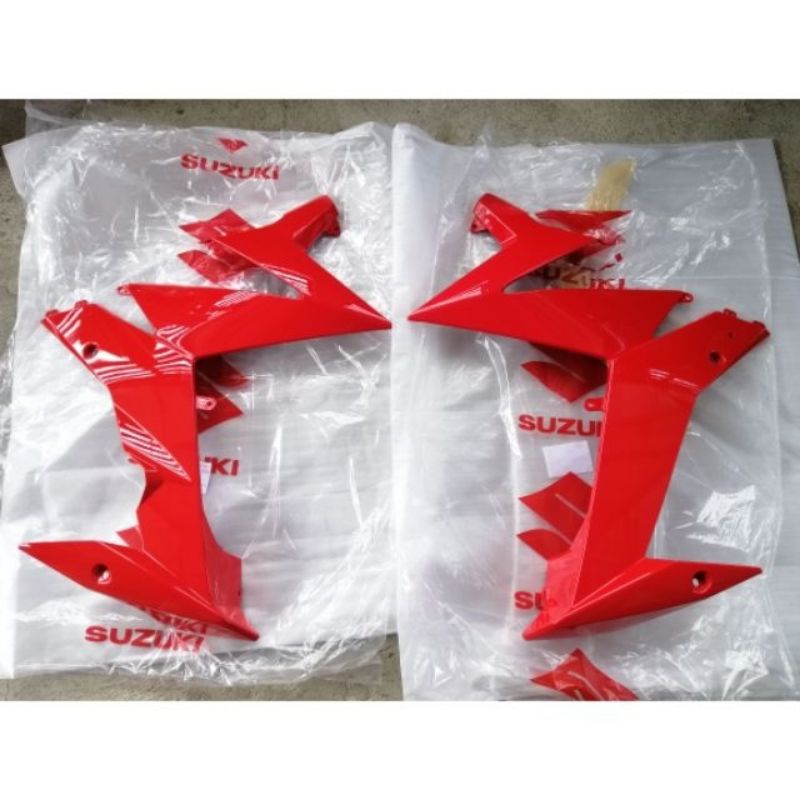 SGP legshield (Red) left & right Raider 150 fi | Shopee Philippines