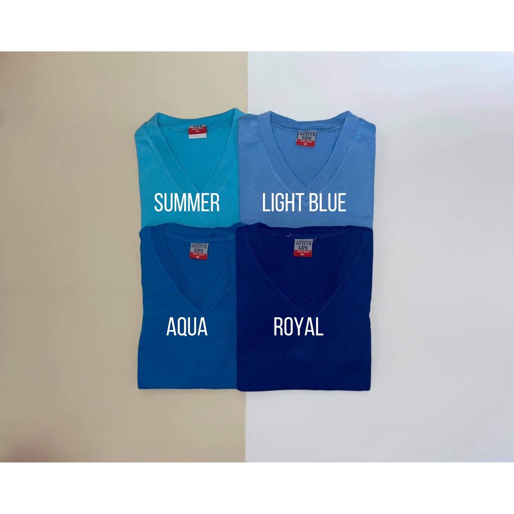 Active Life V-Neck Premium Cotton T-shirt Unisex Tees for Men and Women ...