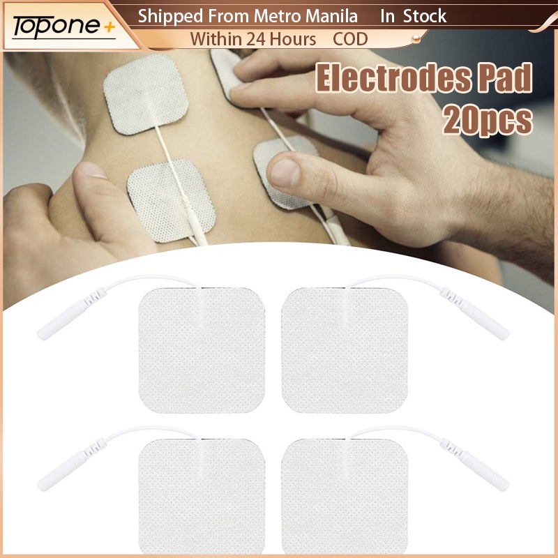 20pcs 5x5cm Electrode Pad Replacement for Tens Unit Therapy Machine ...
