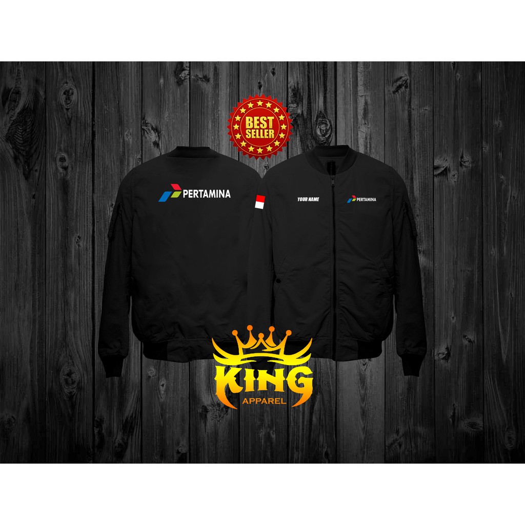 Pertamina Bomber Jacket - KA000 | Shopee Philippines