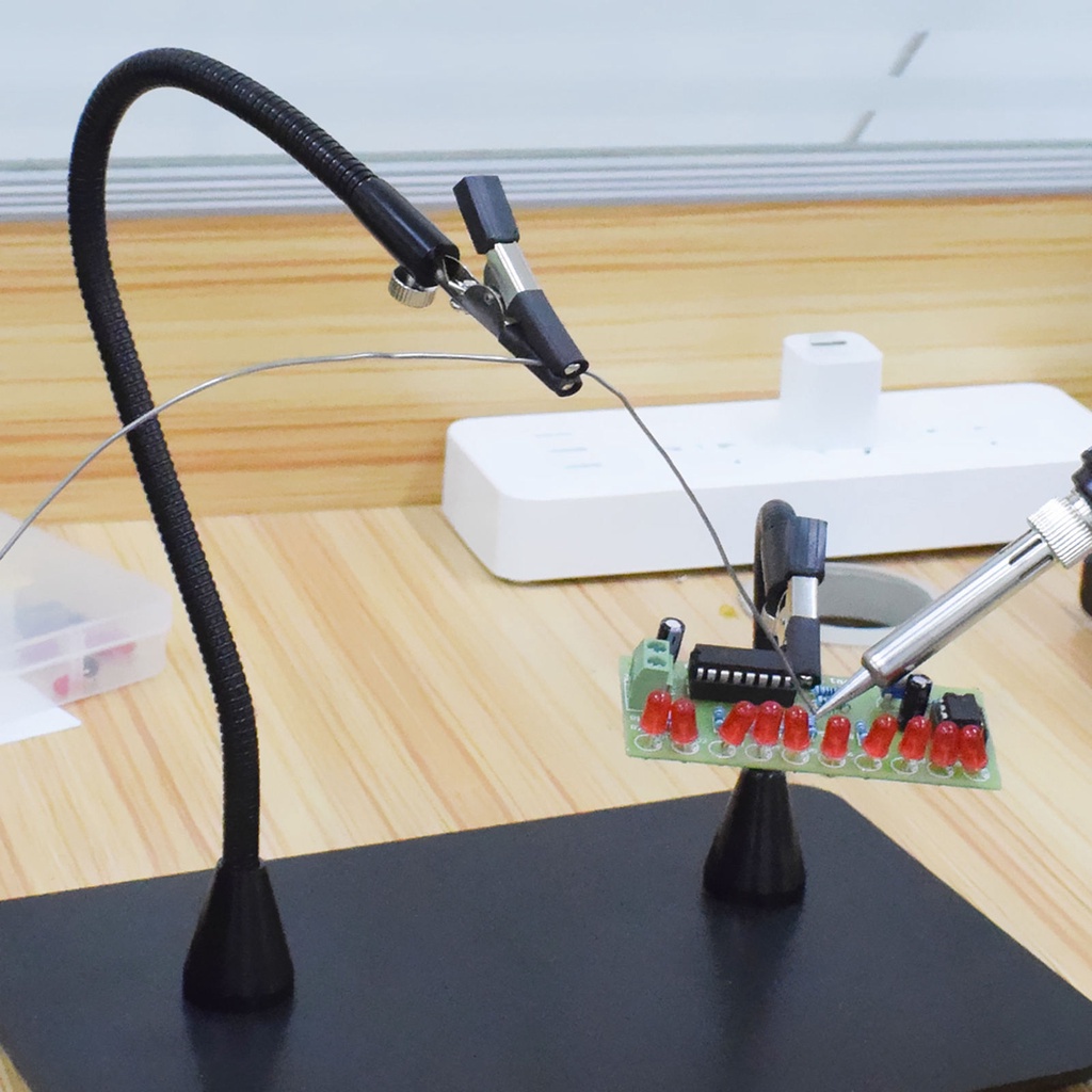 Helping Hands Third Hand Flexible Alligator Clips Base for Soldering ...