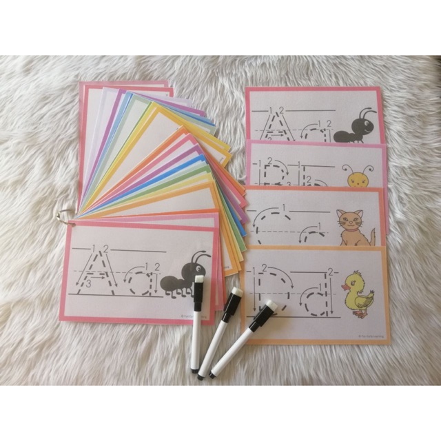 Colorful Alphabet Tracing for Toddlers | Shopee Philippines