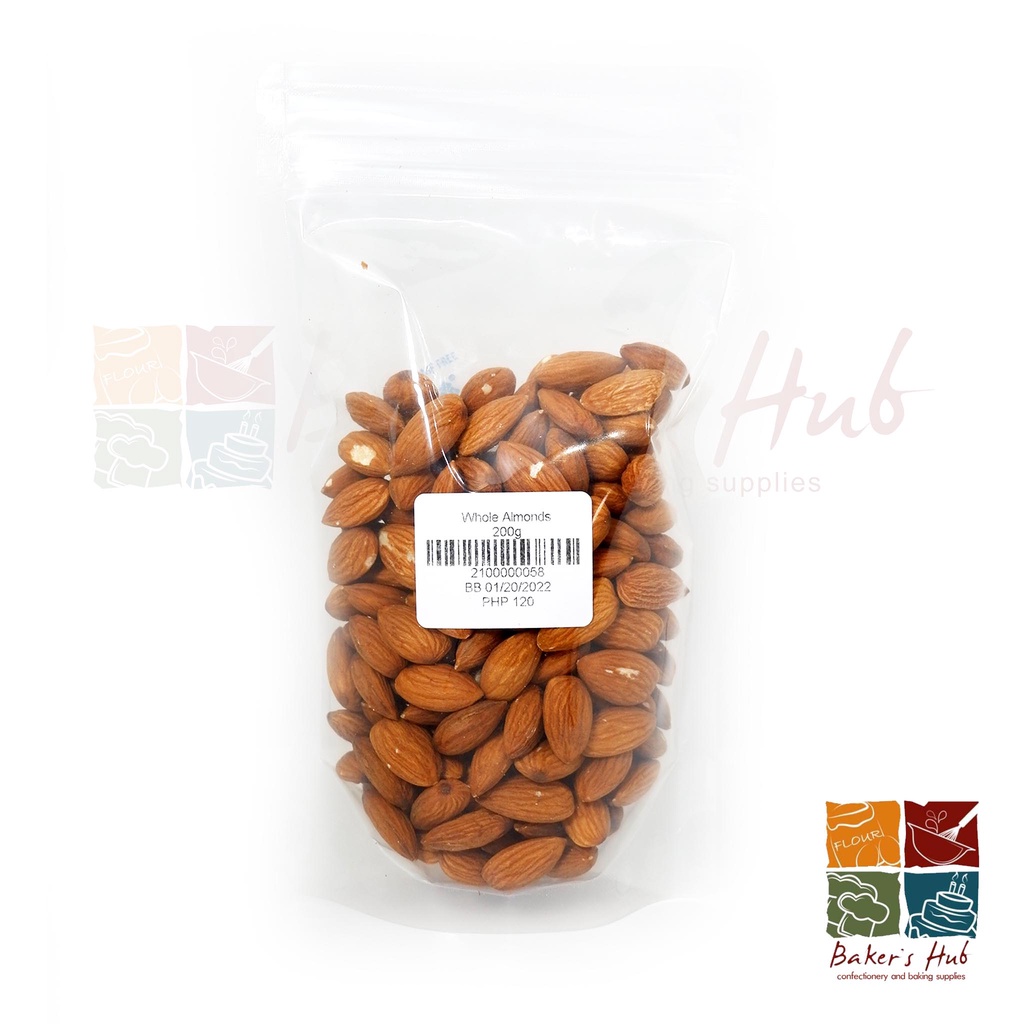 Baker's Hub - Whole Almonds 200g | Shopee Philippines