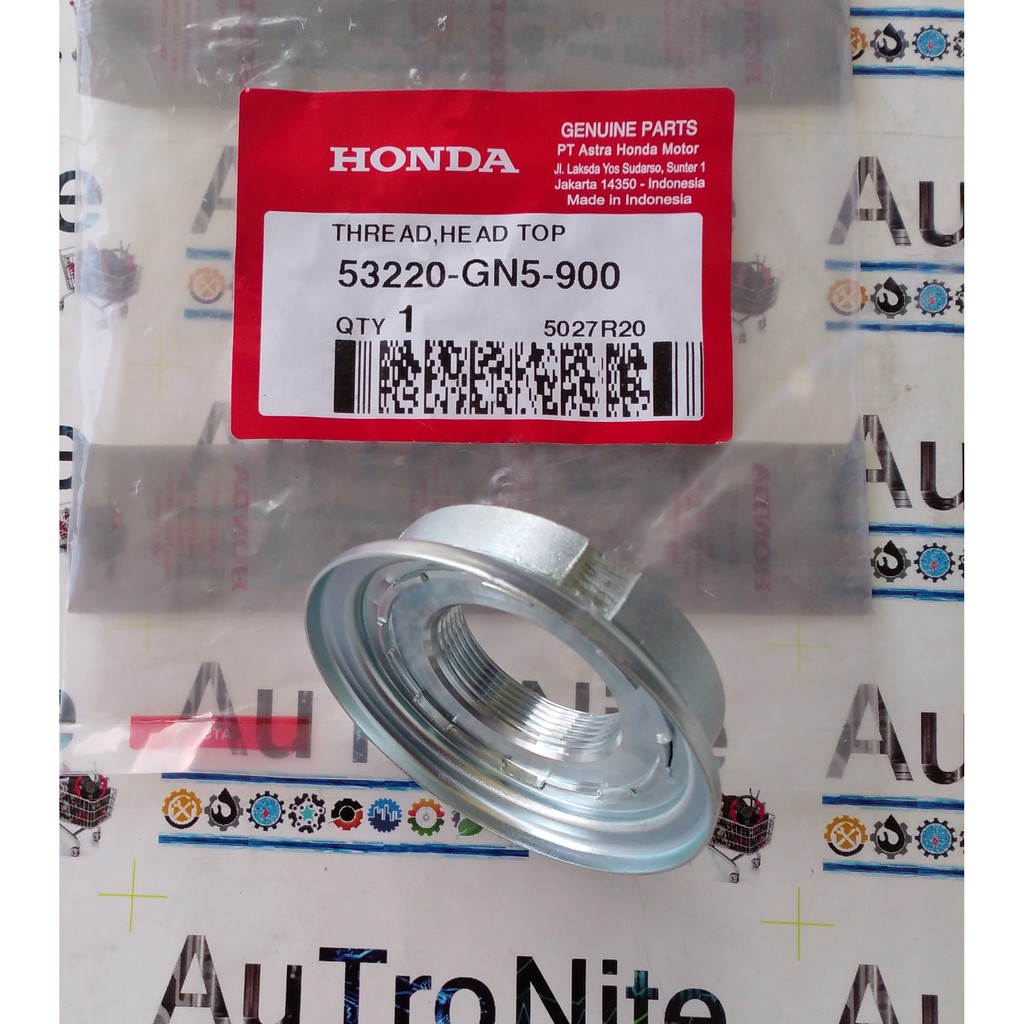 THREAD COMP STEERING HEAD TOP 53220-GN5-900 Original Honda Beat Genio ...