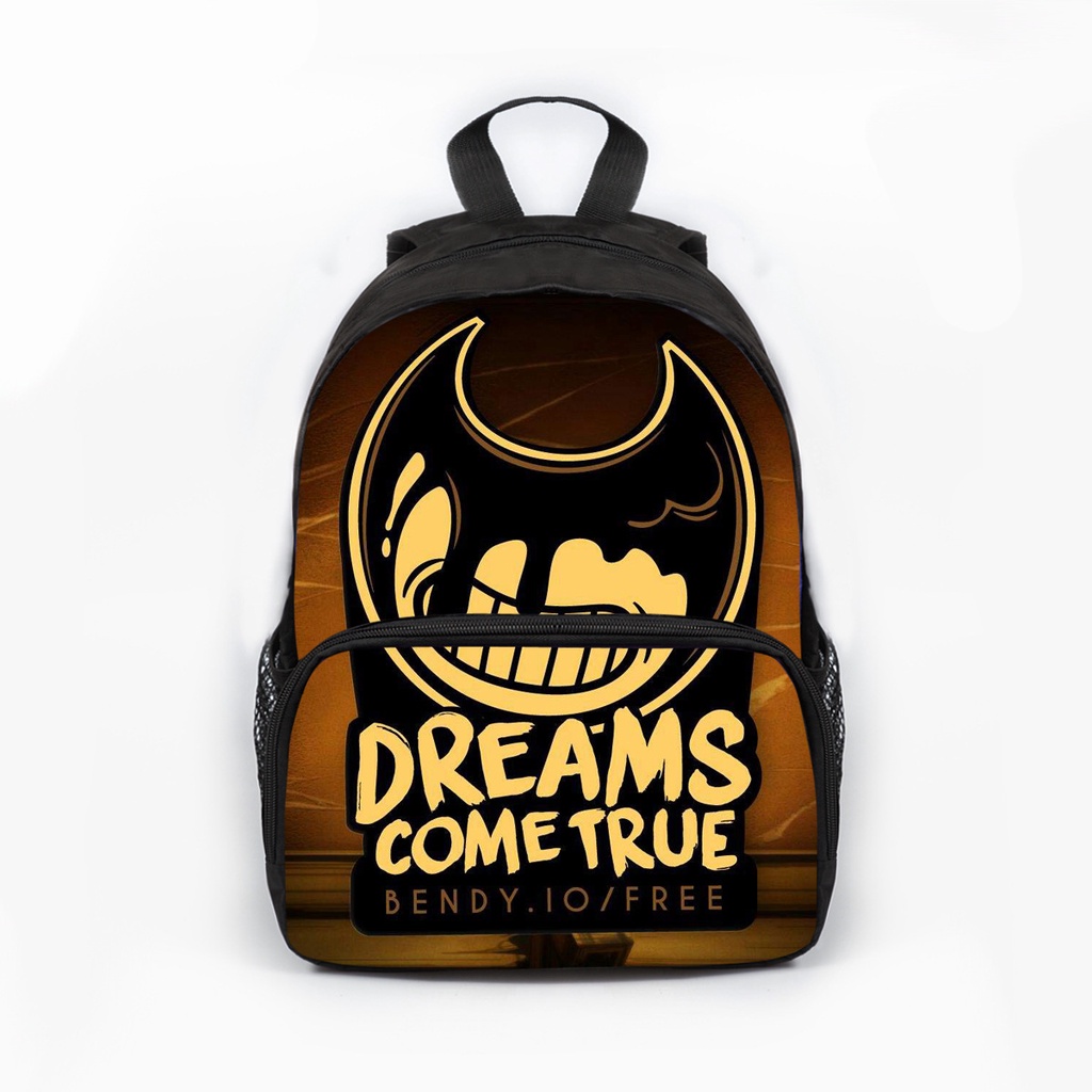 Bendy and the Ink Machine Backpack Student Pupils ravel Bags Schol bag ...