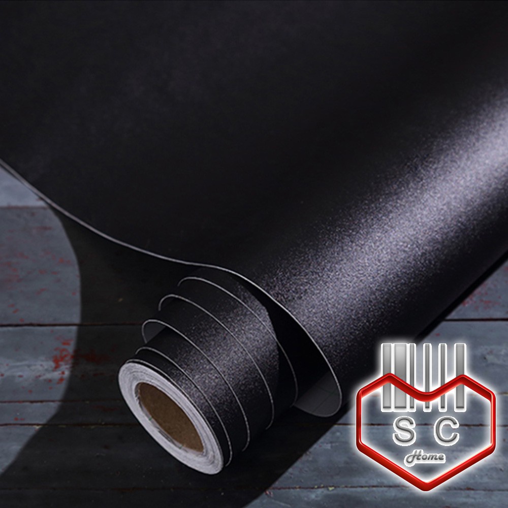 Wall Sticker Solid Textured Series 45Cm X 10M Black White Gray Orange ...