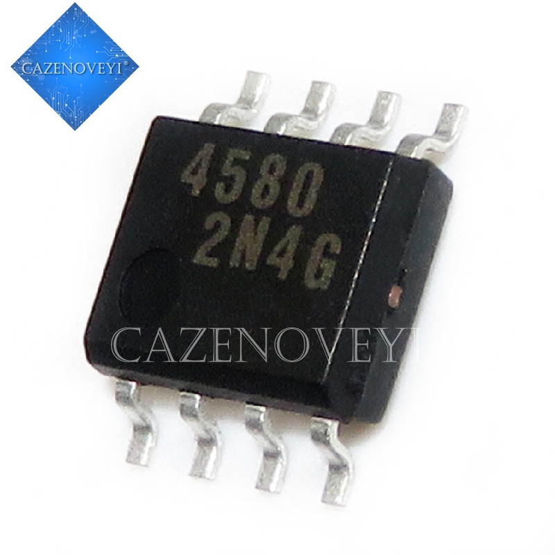 10 piece NJM4580M JRC4580 4580D 4580 SOP-8 Dual Operational Amplifier ...