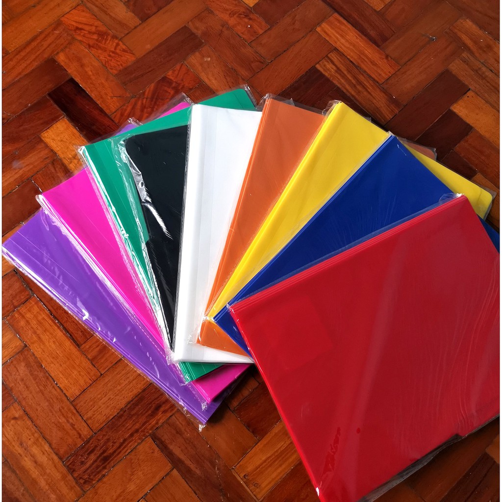 Soppi Plastic Colored Folder [SHORT & LONG] [12 PCS/PACK ] | Shopee ...