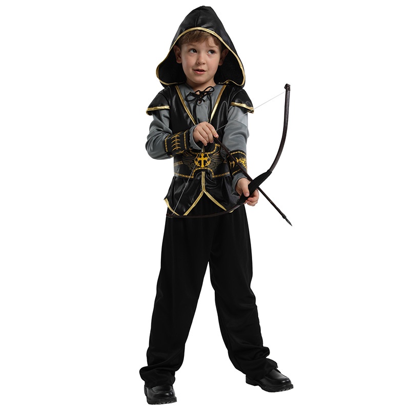 Kids Archer Costume Boys Hunter Costume Robin Hood Cosplay For ...