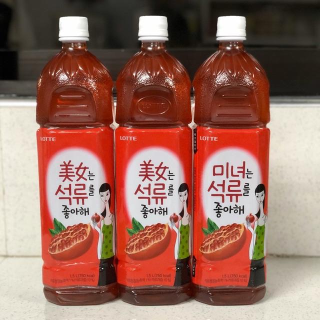 Lotte Juice Drinks from Korea, 1.5 Liters (Mandarin, Milkis, Chilsung ...