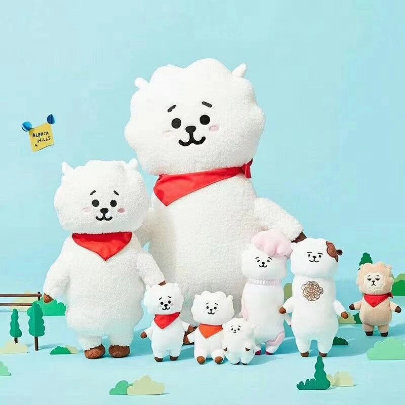 55cm rj jin Korean super star plush doll kpop kawaii sheep plush toy ...