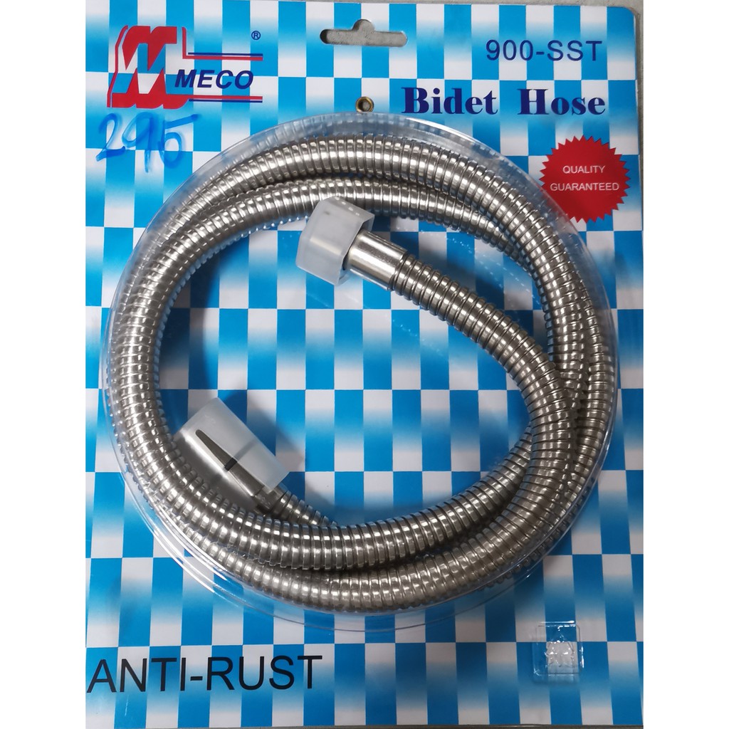 MECO Toilet Bidet Spray extra Hose, 900mm length | Shopee Philippines