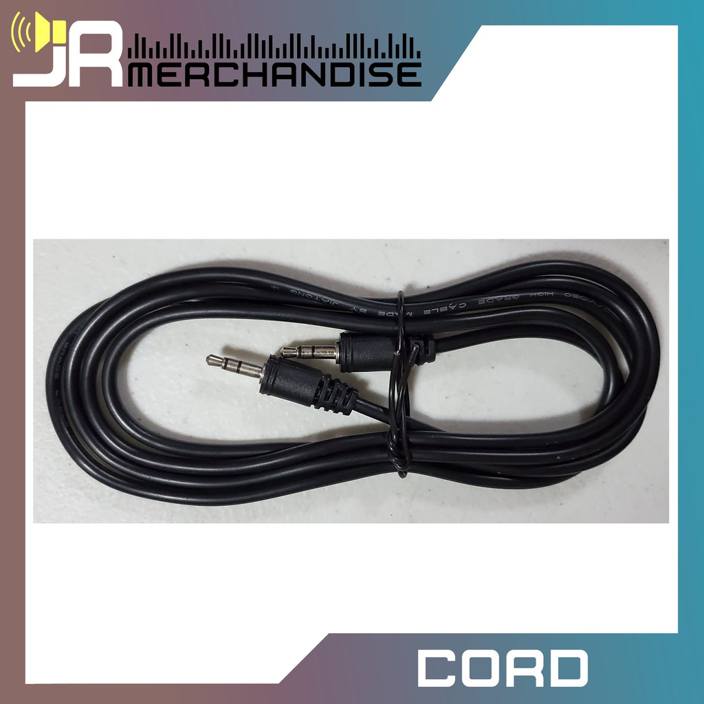 AUX Cord 3.5mm Jack (AU1) with 1 meter MP3 Audio Connection Cable [JRM ...