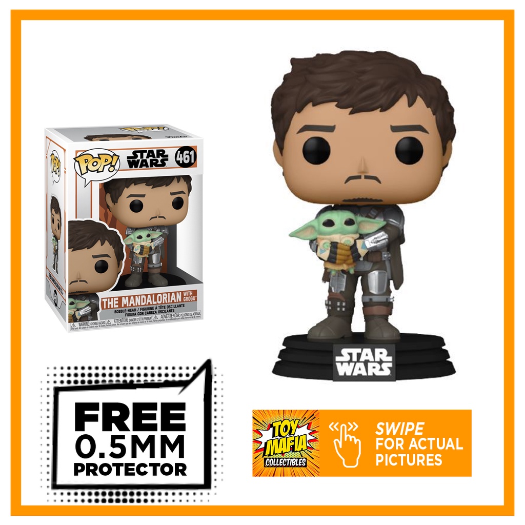 The Mandalorian (With Grogu) 461 - Star Wars Funko Pop! | Shopee ...