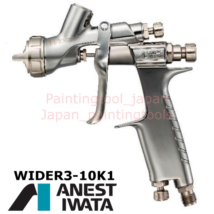 ANEST IWATA WIDER3-10K1 1.0mm Gravity Spray Gun Center Cup type Guns for Touch-up paint Car ...